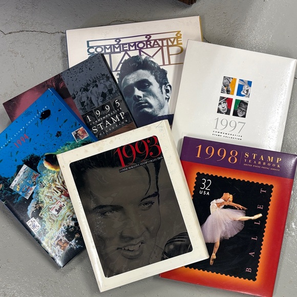 Other | Vintage Commemorative Stamp Collection Books 19931998 | Poshmark